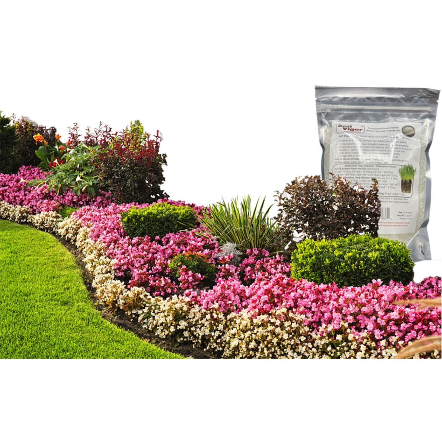 5 Lb Soil Vigor® (5-10 Mesh) | Commercial Water Crystals | MoistSAP ...